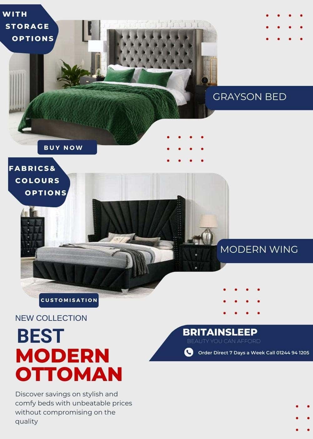 Exclusive Luxury Beds at highly Competitive Prices | Britainsleep