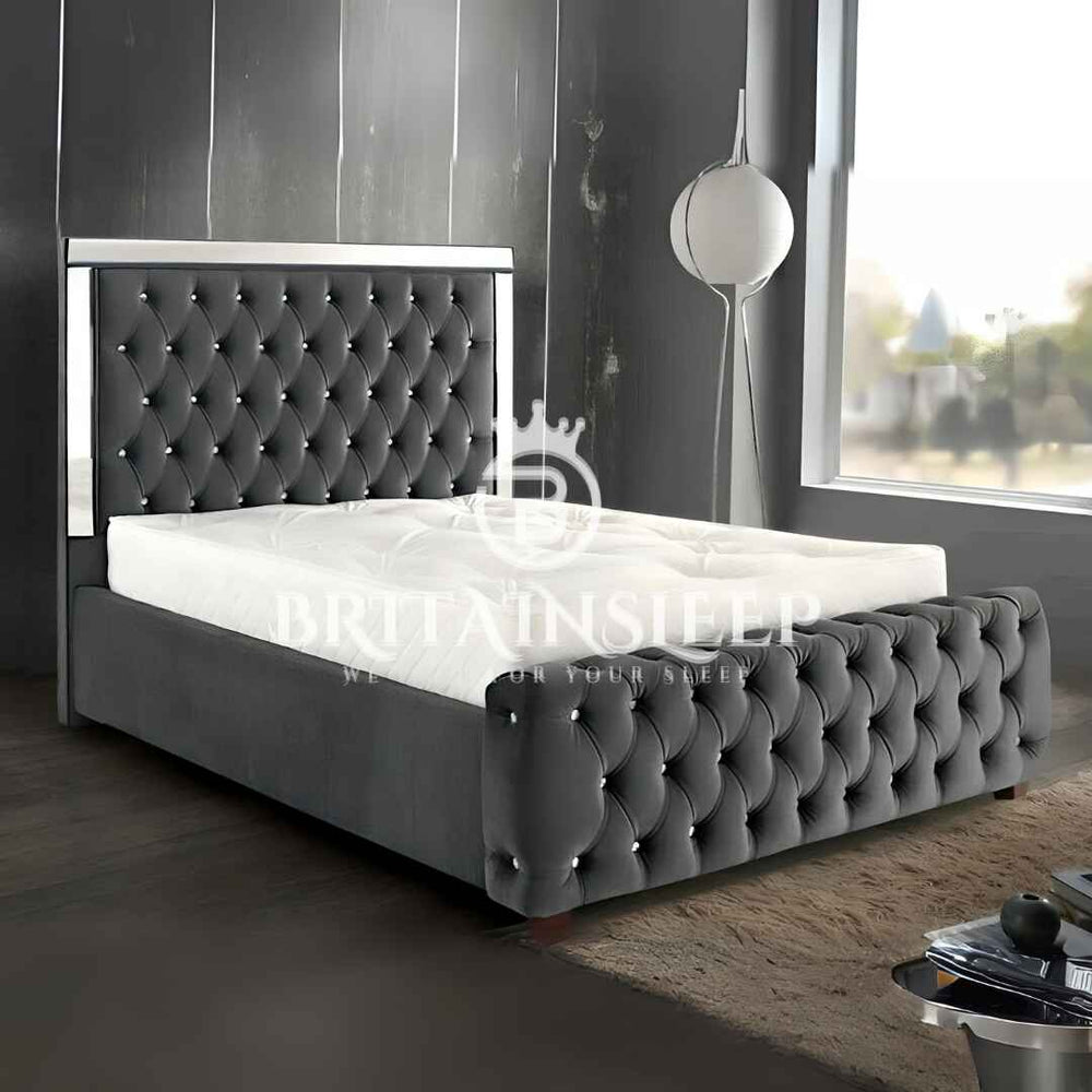 60” Luxury Hannah Odd Sized Upholstered Ottoman Bed